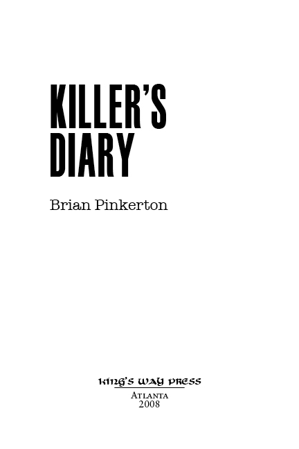 Killer’s Diary Title Page and Interior Page Design | Kate Freeman Design